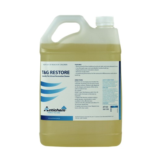 Cleaning, Degreasing & Restoration : Actichem T&G Restore 5L