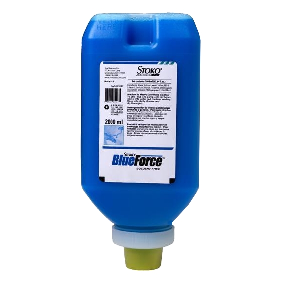 Heavy Duty Hand Cleaner : Blue Force Solvent Free HD Liquid Hand ...