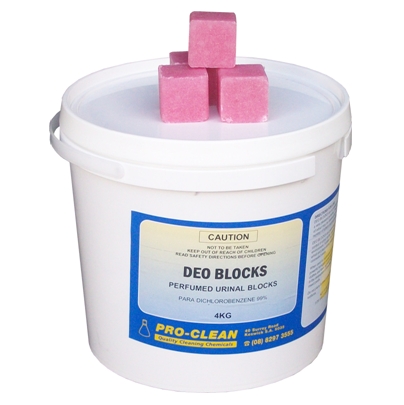 Toilet/Washroom : Deo Blocks Urinal Tablets 4kg Tutti Frutti